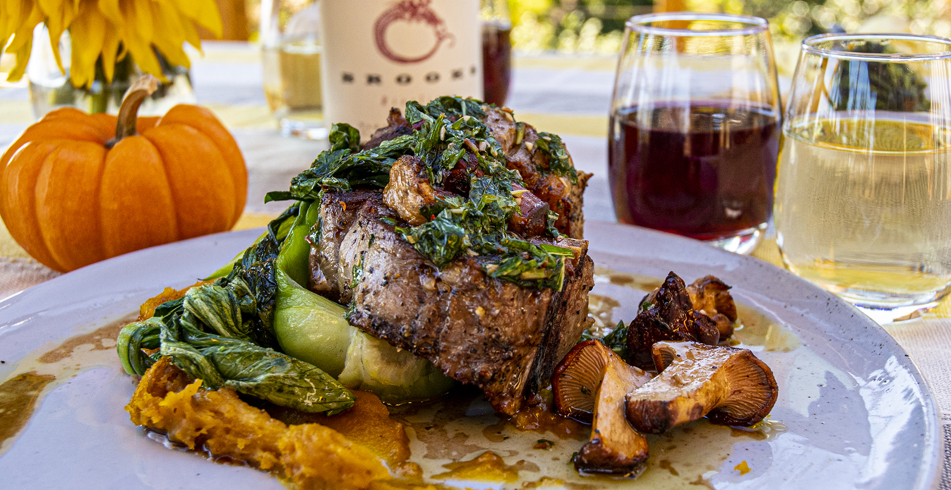 Seared lamb chops - Recipes from Chef Norma - Brooks Wine